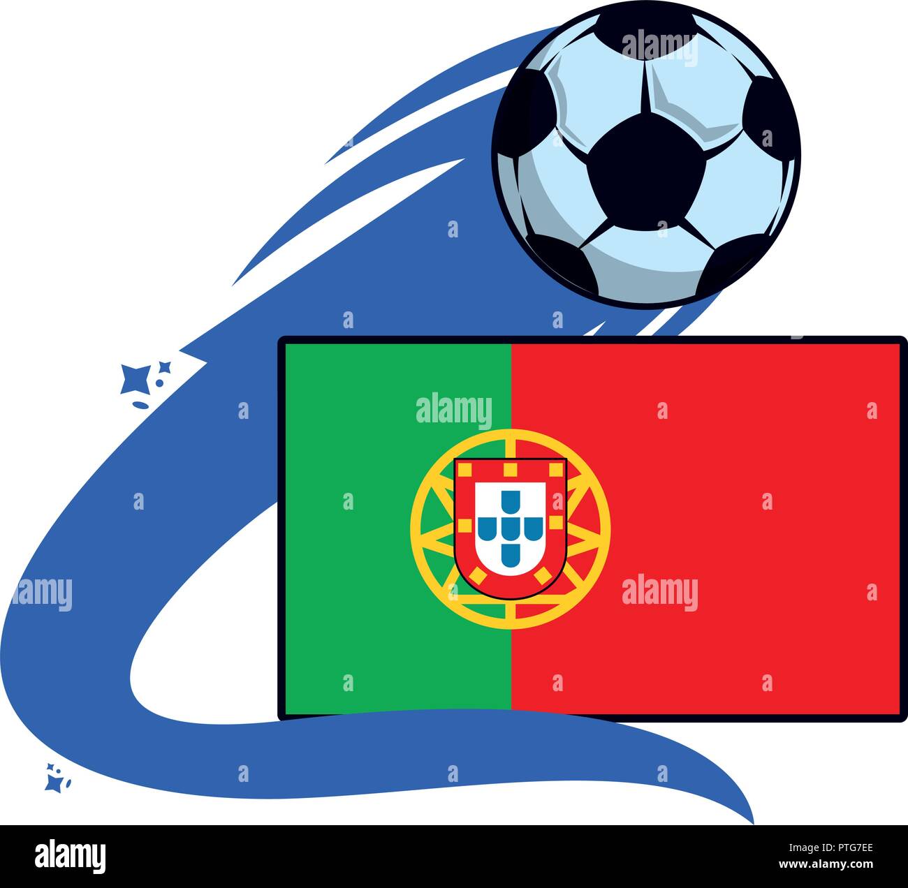 Portugal emblem soccer Stock Vector Images - Alamy