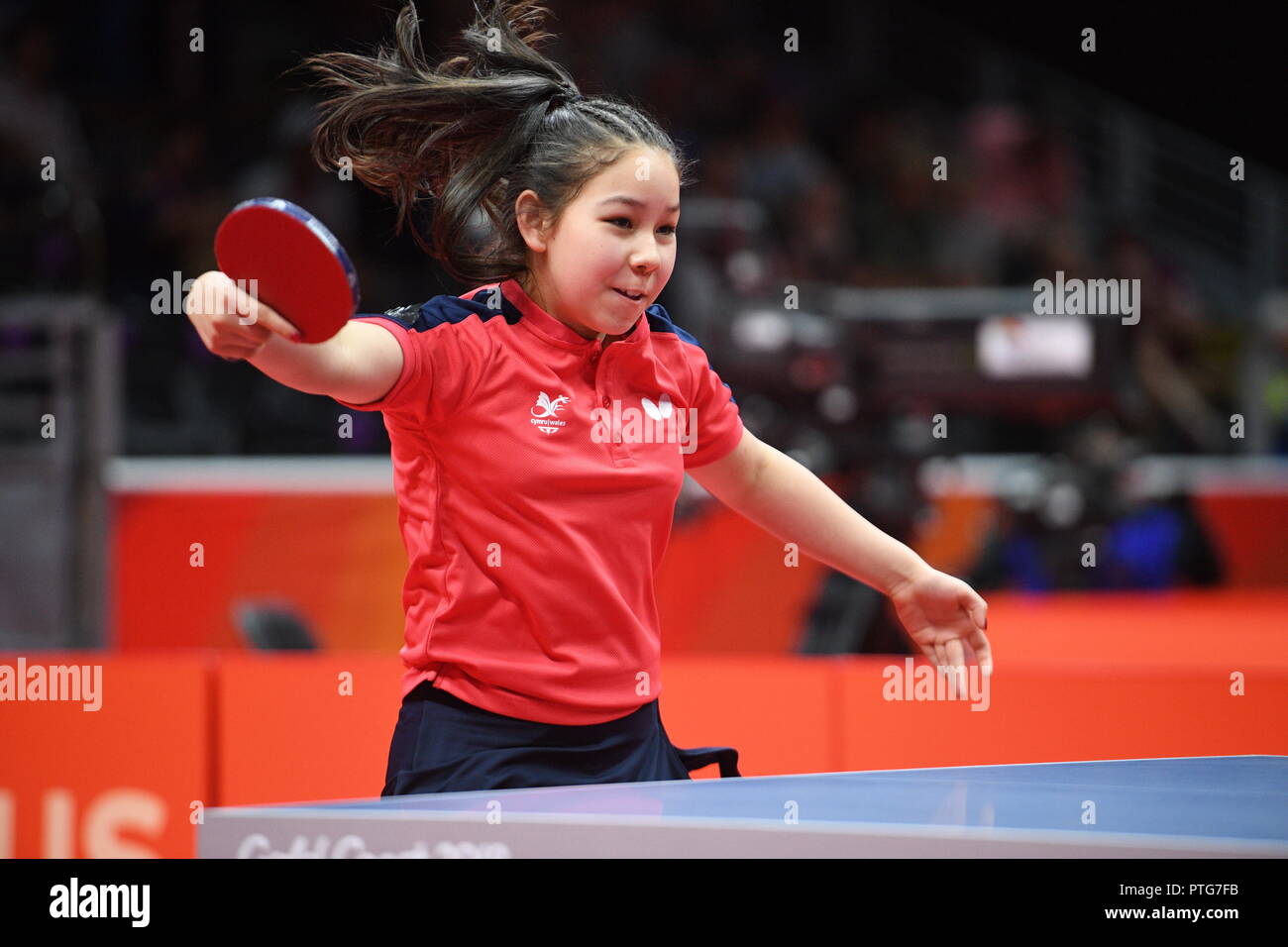 The 2018 Commonwealth Games Gold Coast Anna Hursey 11 year old table ...
