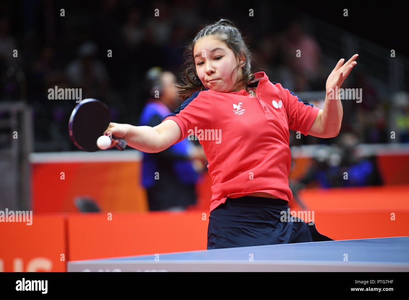The 2018 Commonwealth Games Gold Coast Anna Hursey 11 year old table ...