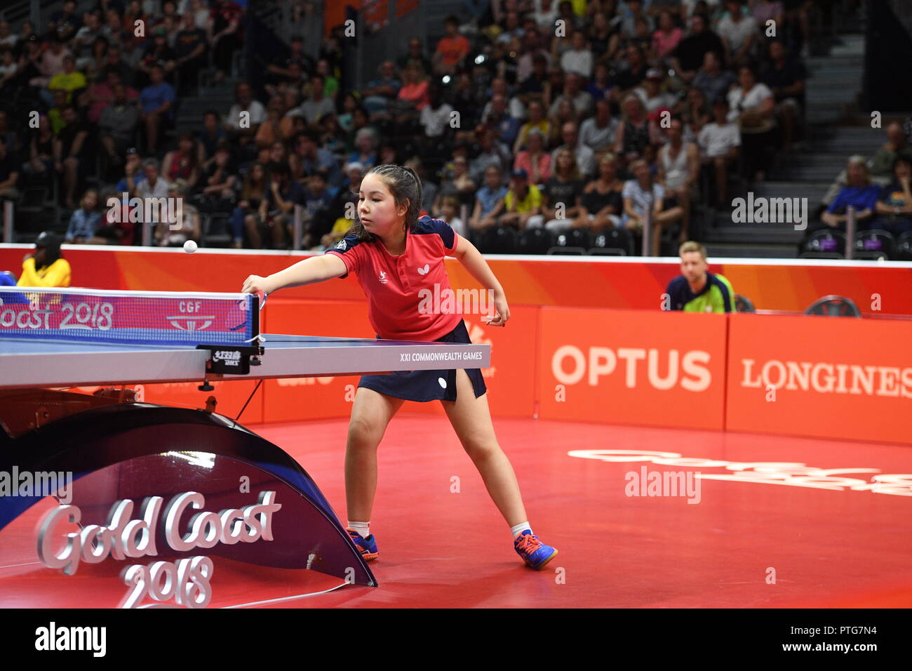 The 2018 Commonwealth Games Gold Coast Anna Hursey 11 year old table ...