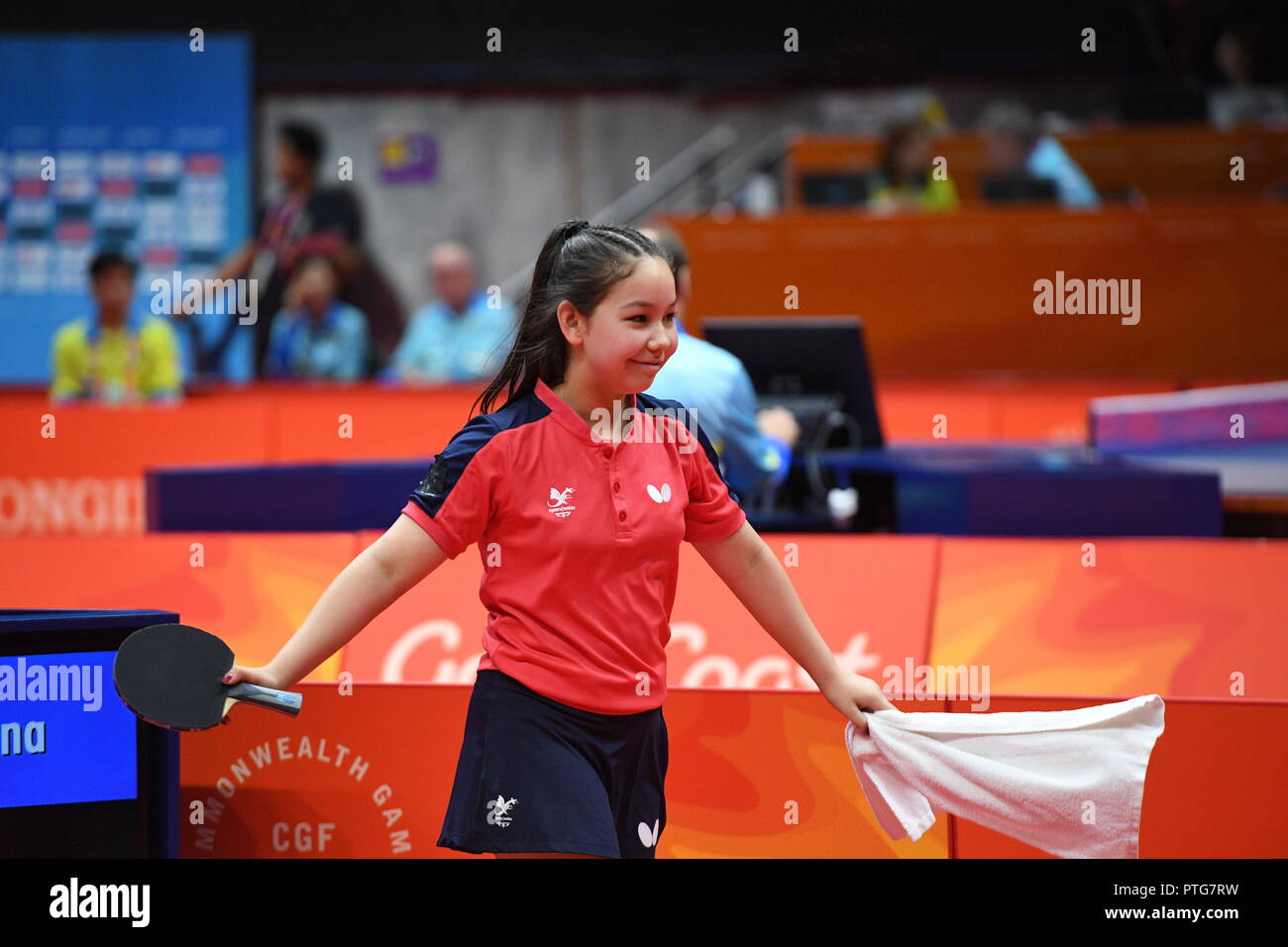 The 2018 Commonwealth Games Gold Coast Anna Hursey 11 year old table ...