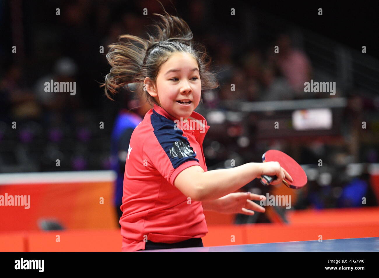 The 2018 Commonwealth Games Gold Coast Anna Hursey 11 year old table ...