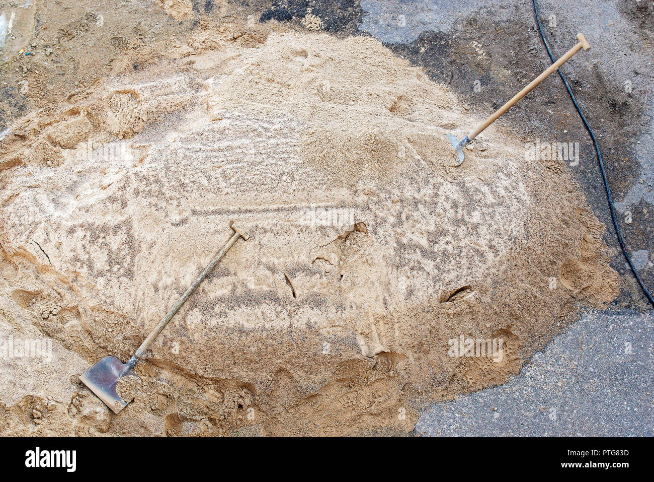 Empty construction site view hi-res stock photography and images - Alamy