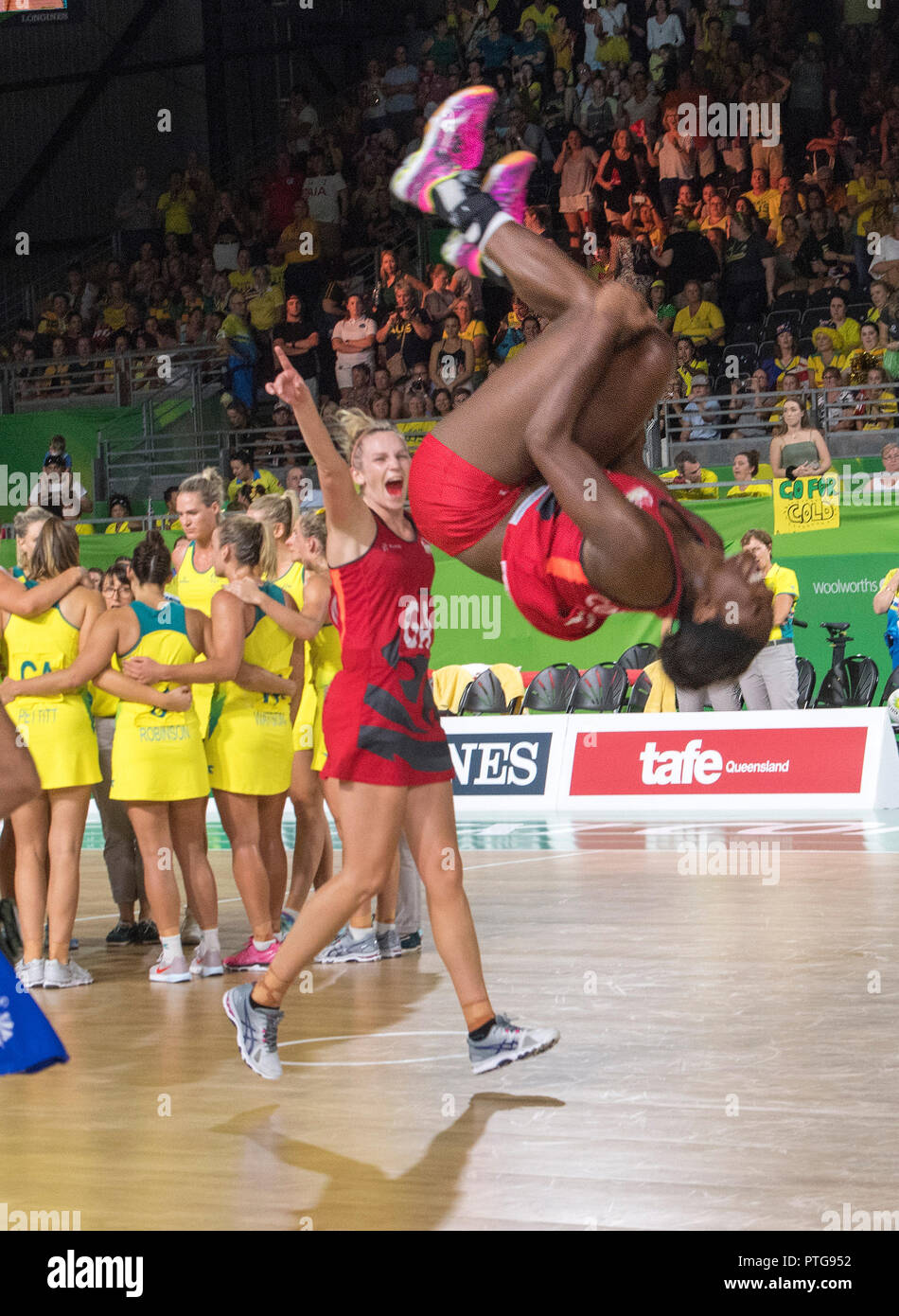GC2018 ENGLAND WIN THE NETBALL GOLD TODAY. PICTURE JEREMY SELWYN 15/04 ...