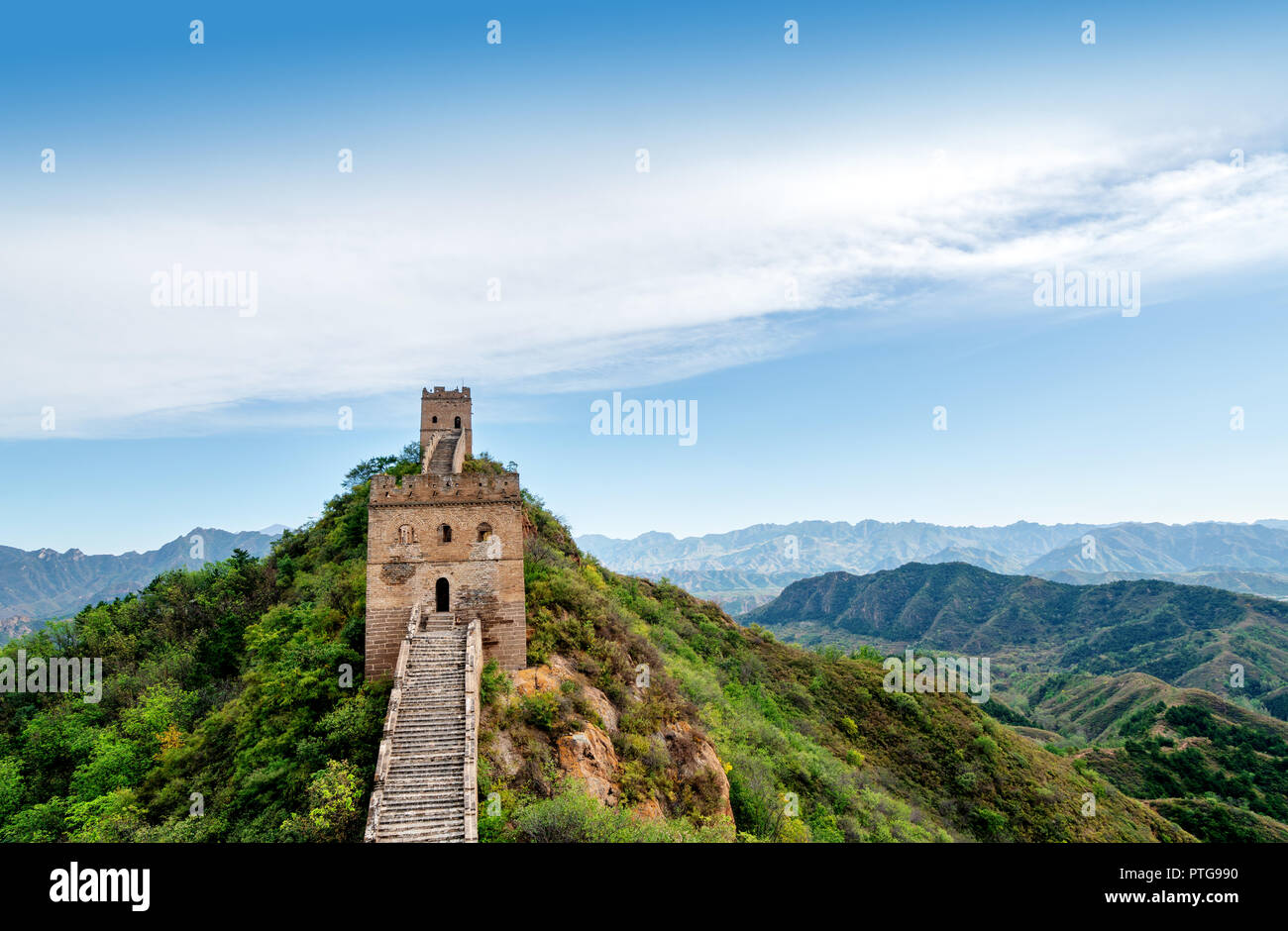 greatwall the landmark of china and beijing Stock Photo - Alamy