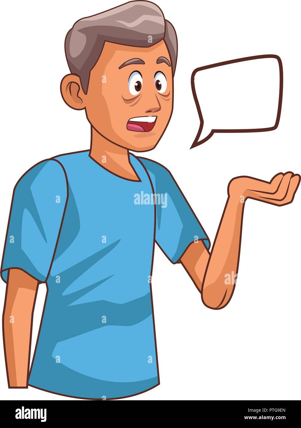 Alzheimer old man cartoon Stock Vector Image & Art - Alamy
