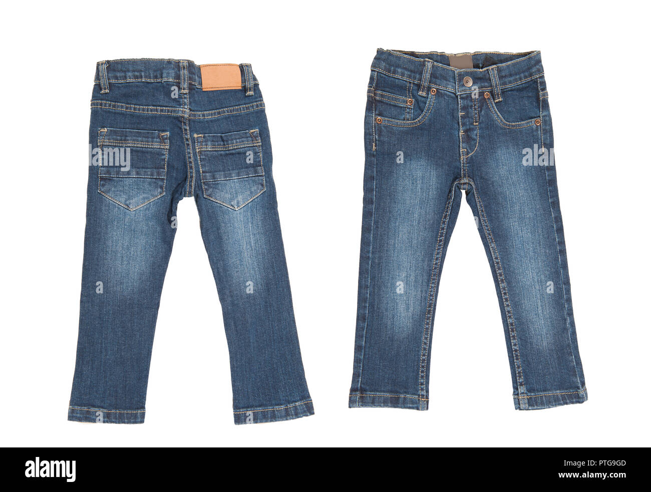 Children's clothes on a white background Stock Photo - Alamy