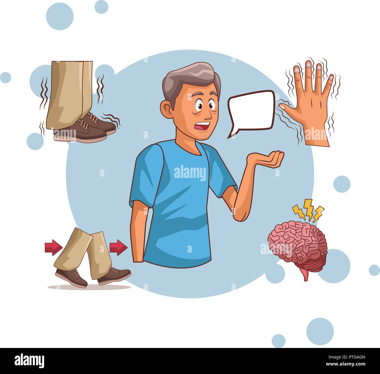 Alzheimer disease cartoon Stock Vector Images - Alamy