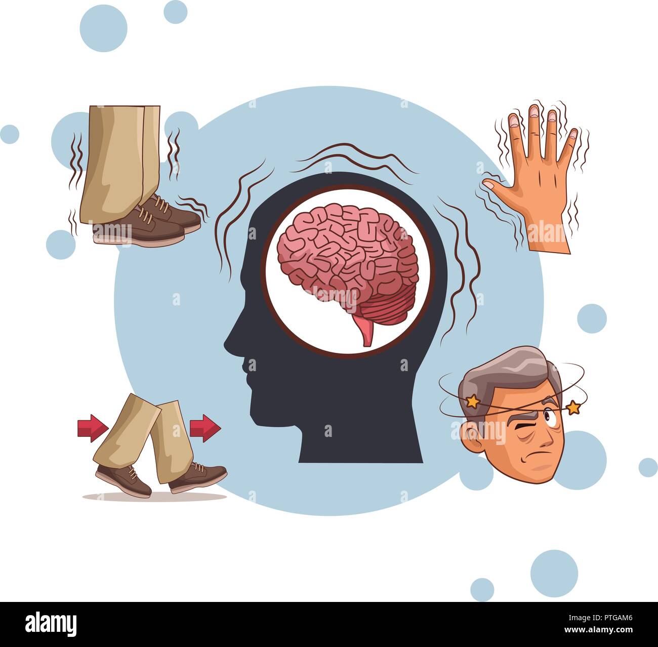 Alzheimer disease cartoon Stock Vector Image & Art - Alamy
