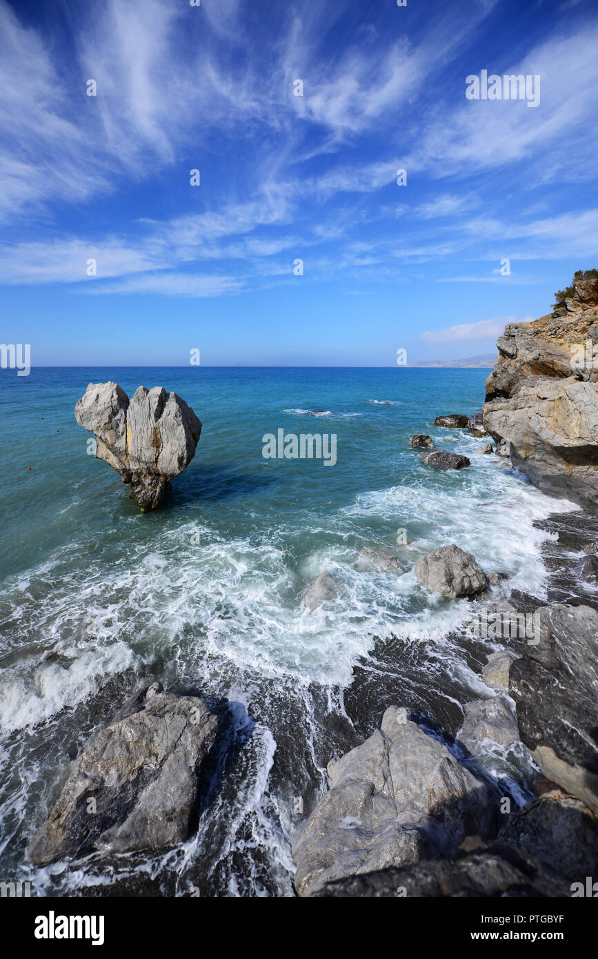 Mediterranean sea landscape Stock Photo - Alamy