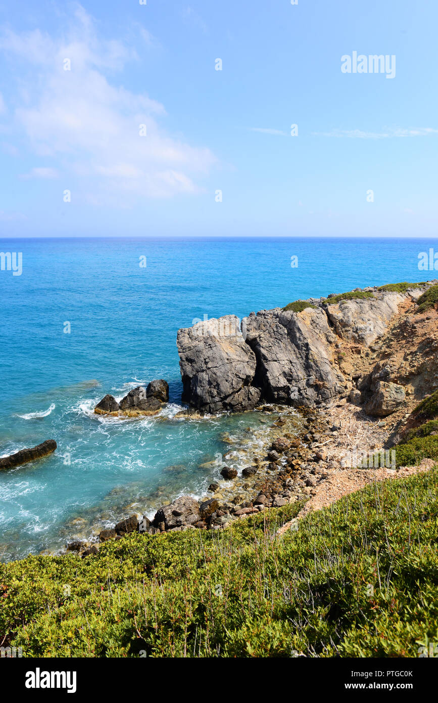 Mediterranean sea landscape Stock Photo - Alamy