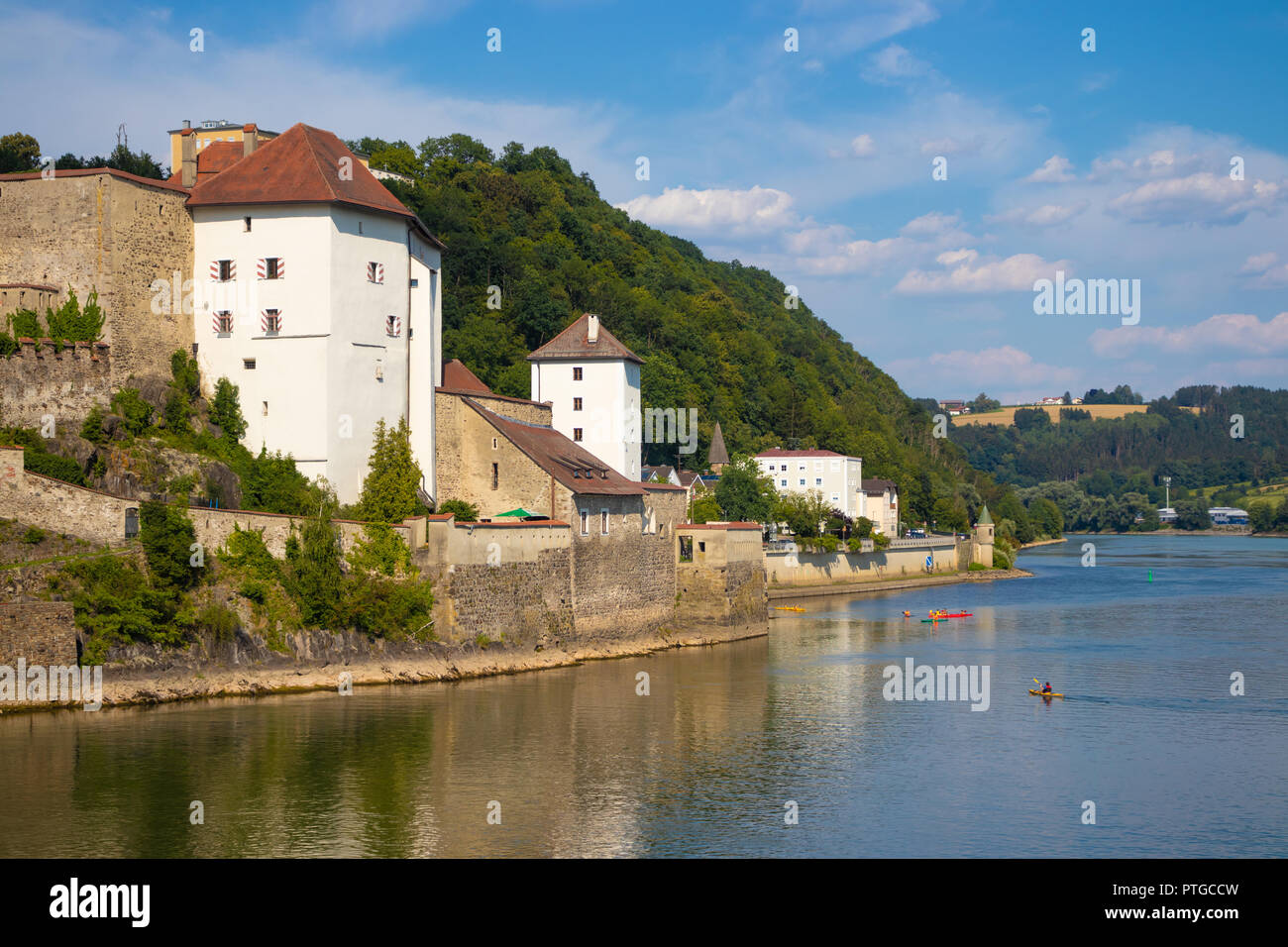 River Danube, Passau, Bavaria, Germany Stock Photo - Alamy