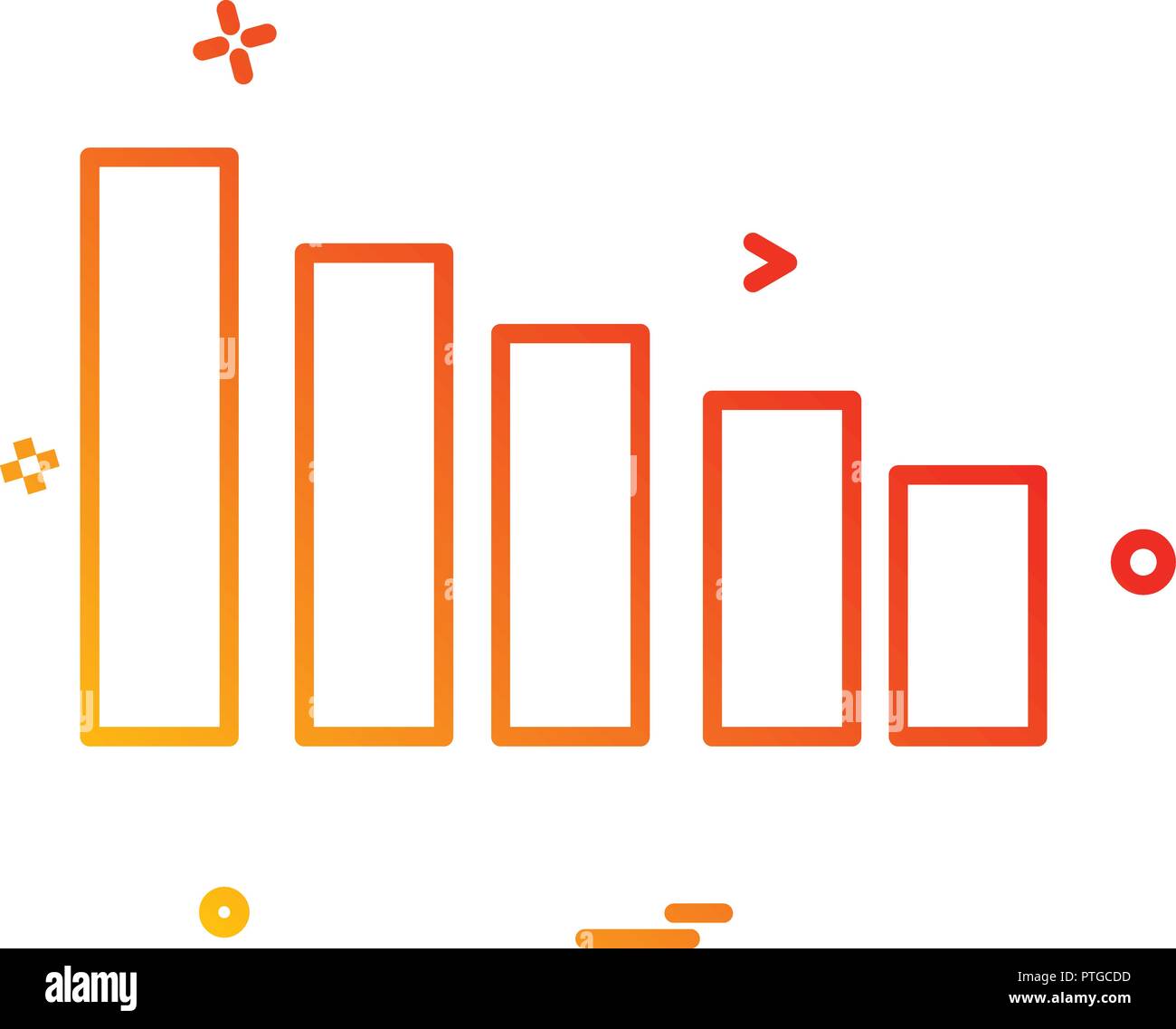 Graph icon design vector Stock Vector Image & Art - Alamy
