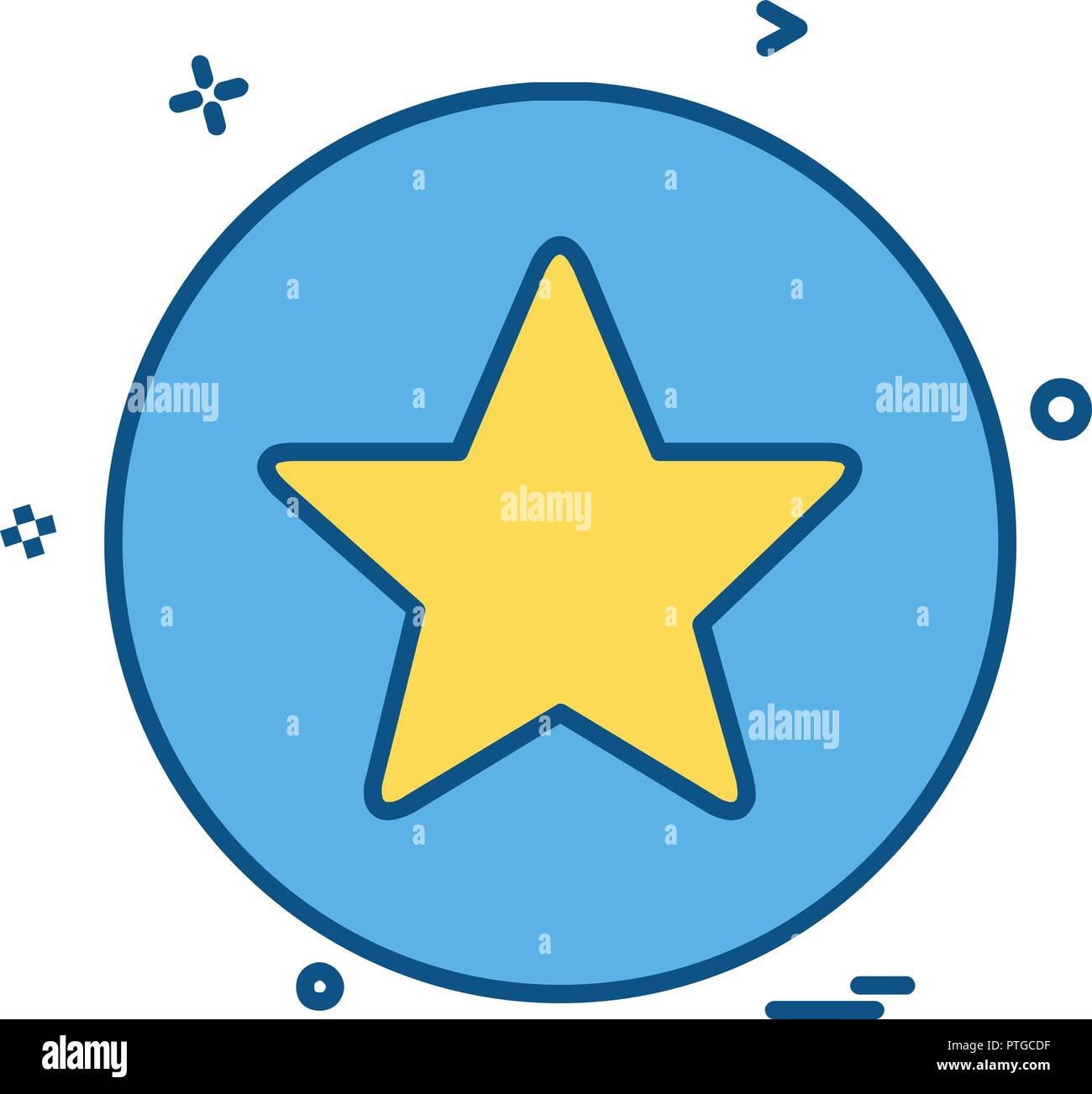 Star icon design vector Stock Vector Image & Art - Alamy