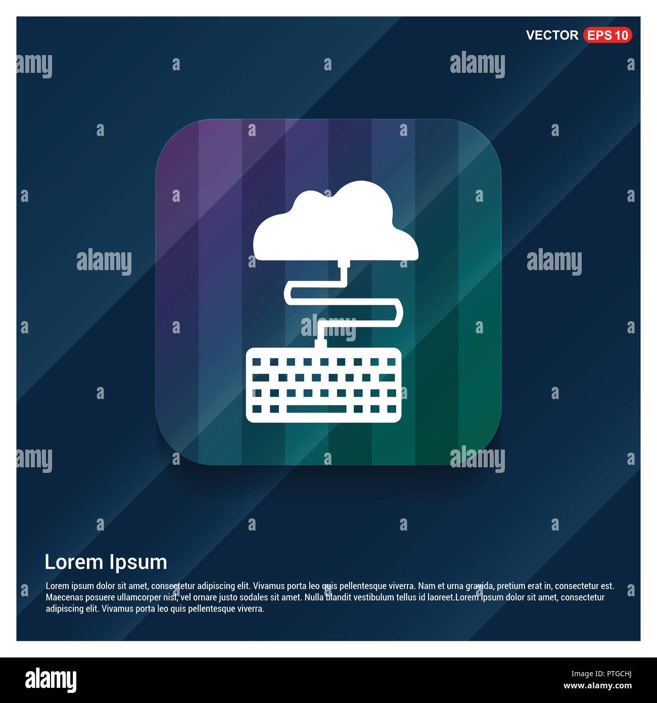 Cloud Connection Icon Stock Vector Image & Art - Alamy