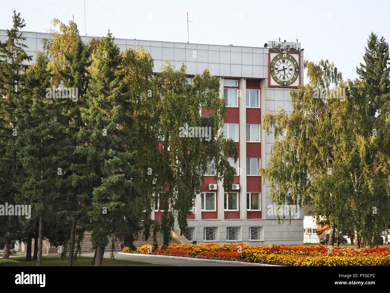 Townhouse in Biysk. Altai Krai. Western Siberia. Russia Stock Photo - Alamy