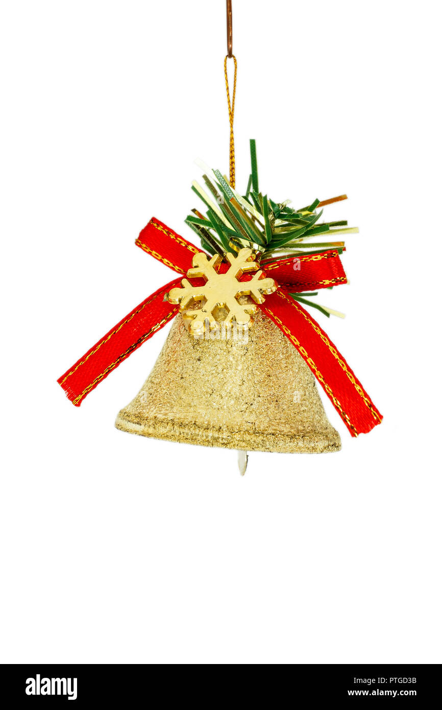 Christmas bell isolated on white background. Christmas and New Year ...