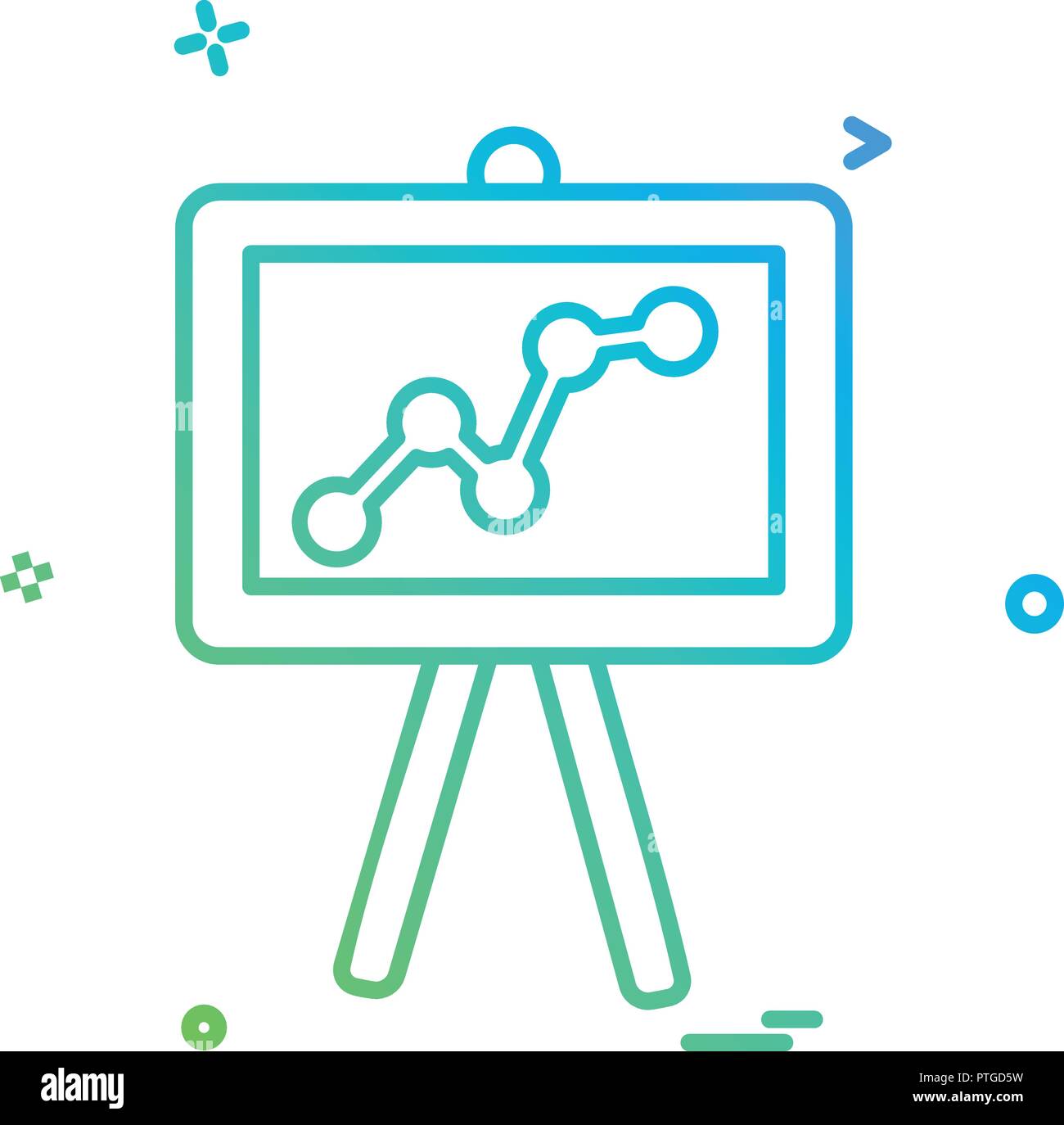 Presentation icon design vector Stock Vector Image & Art - Alamy