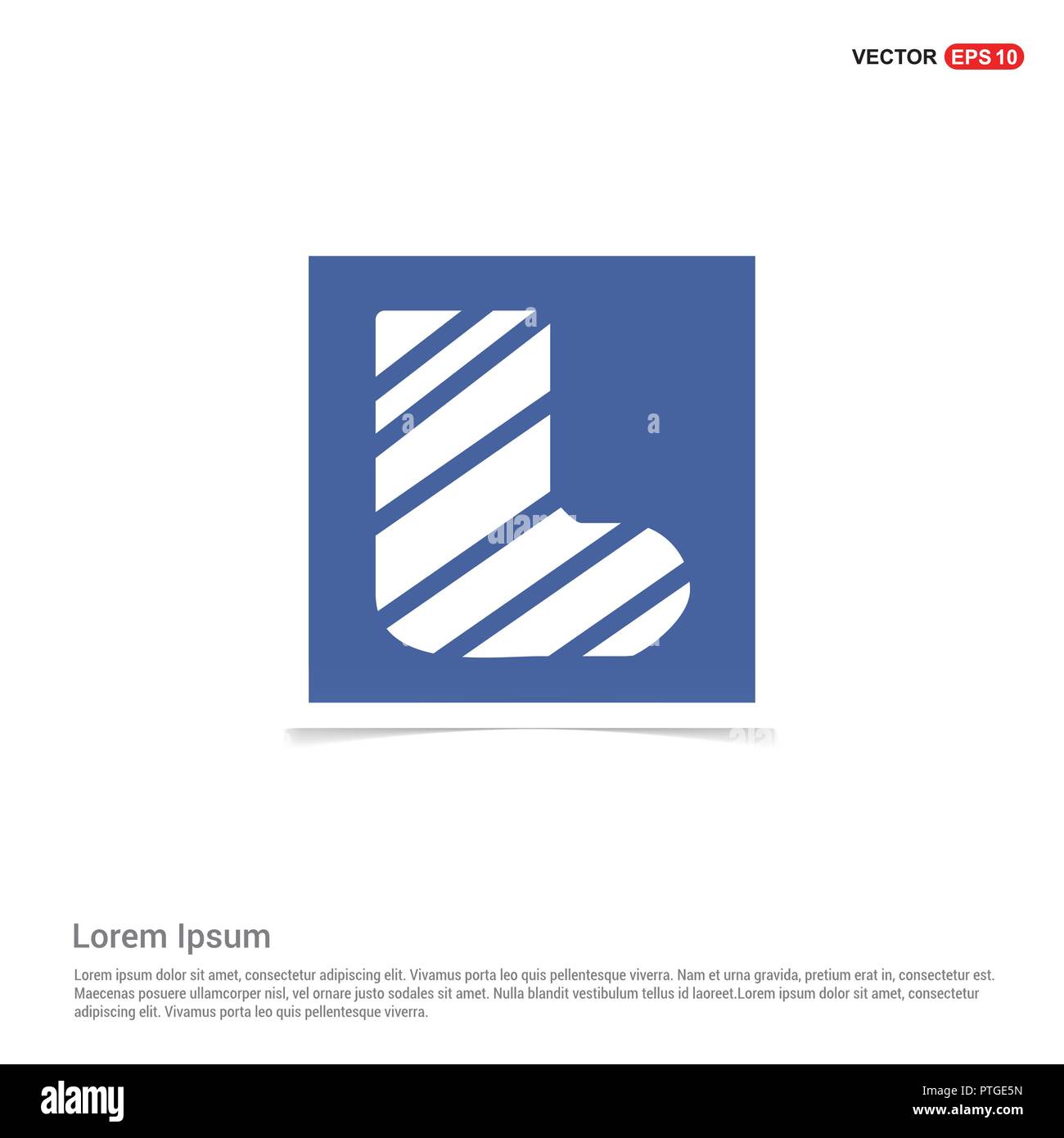 Broken the leg photo Stock Vector Images - Alamy