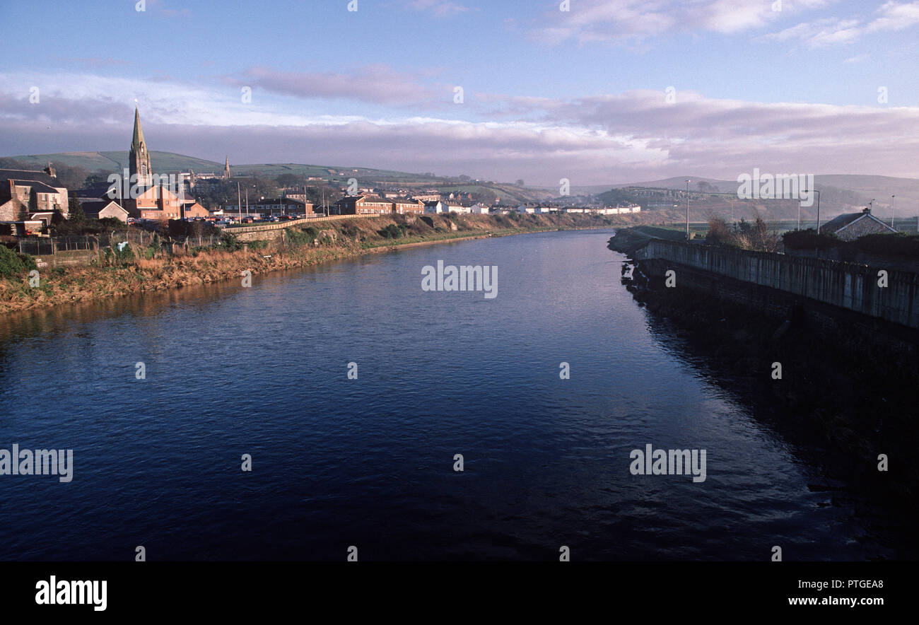 River Foyle, County Derry, County Londonderry, Northern Ireland, 1980s ...