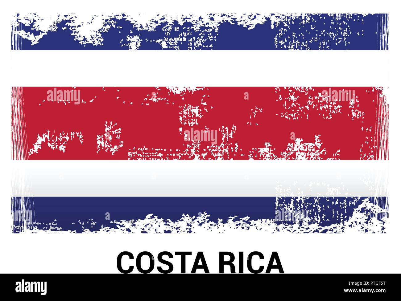 Costa Rica Independence day design card vector Stock Vector Image & Art ...