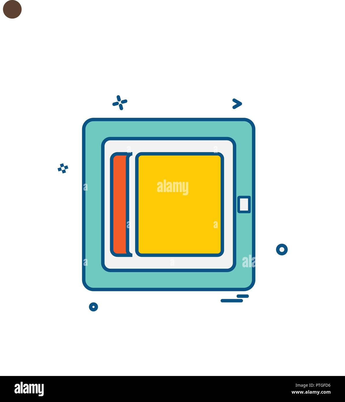 Corporate office icon design vector Stock Vector Image & Art - Alamy