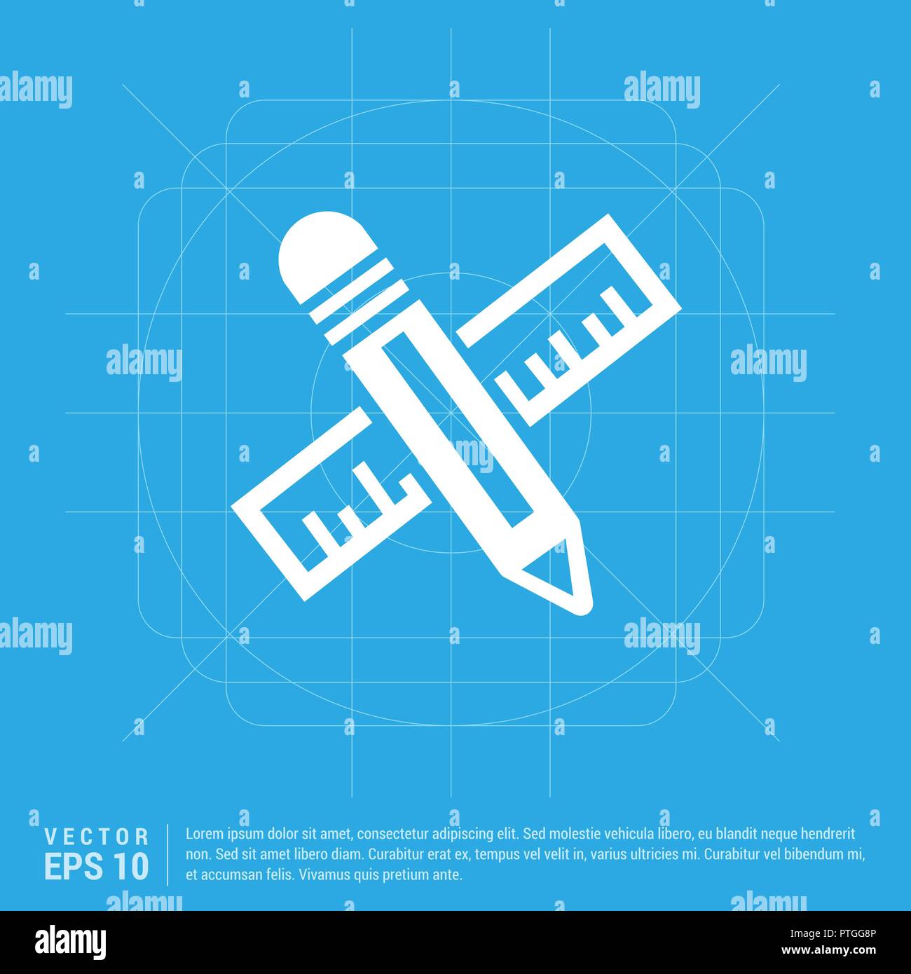 pencil scale icon Stock Vector Image & Art - Alamy