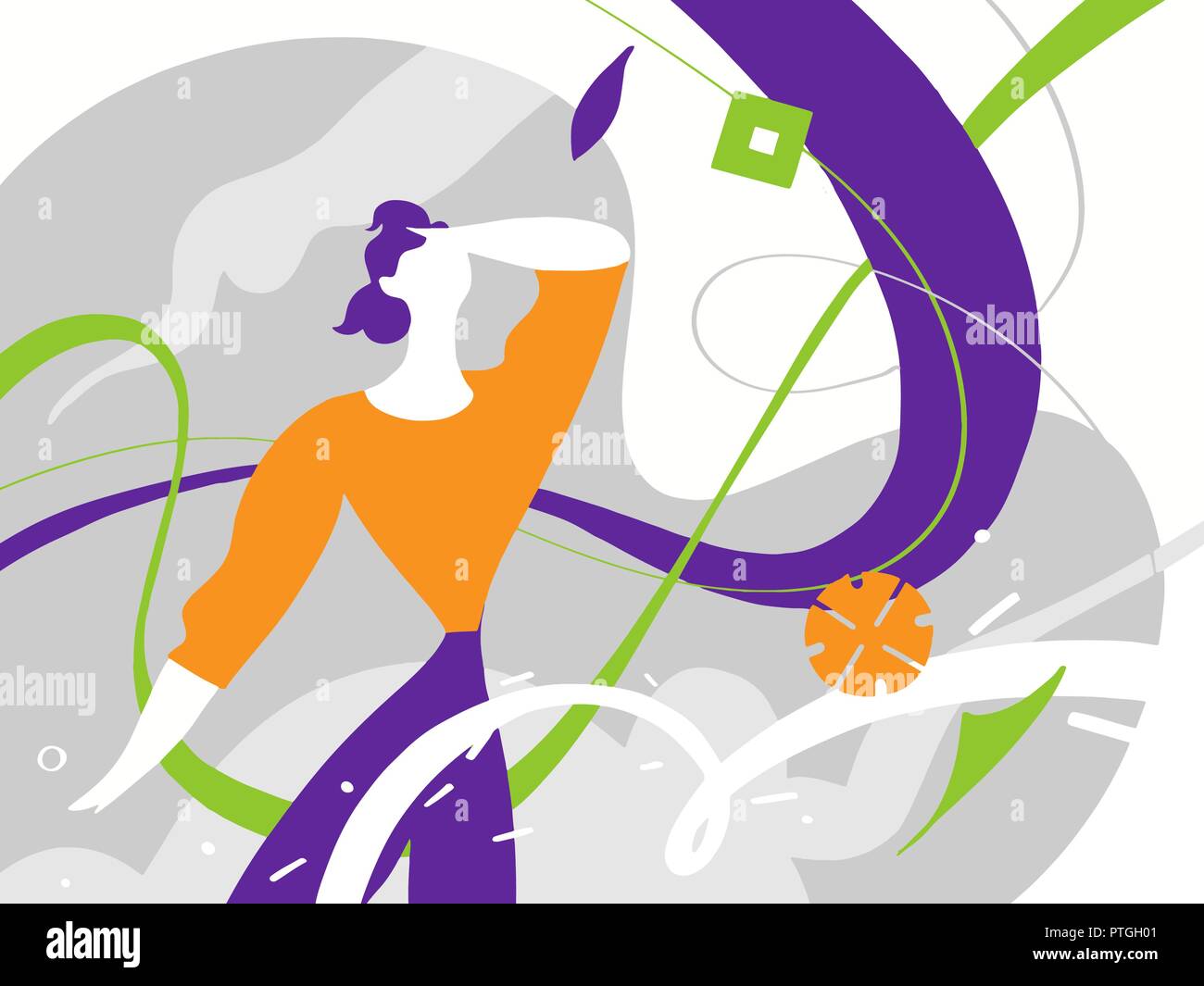 Challenge horizon Stock Vector Images - Alamy