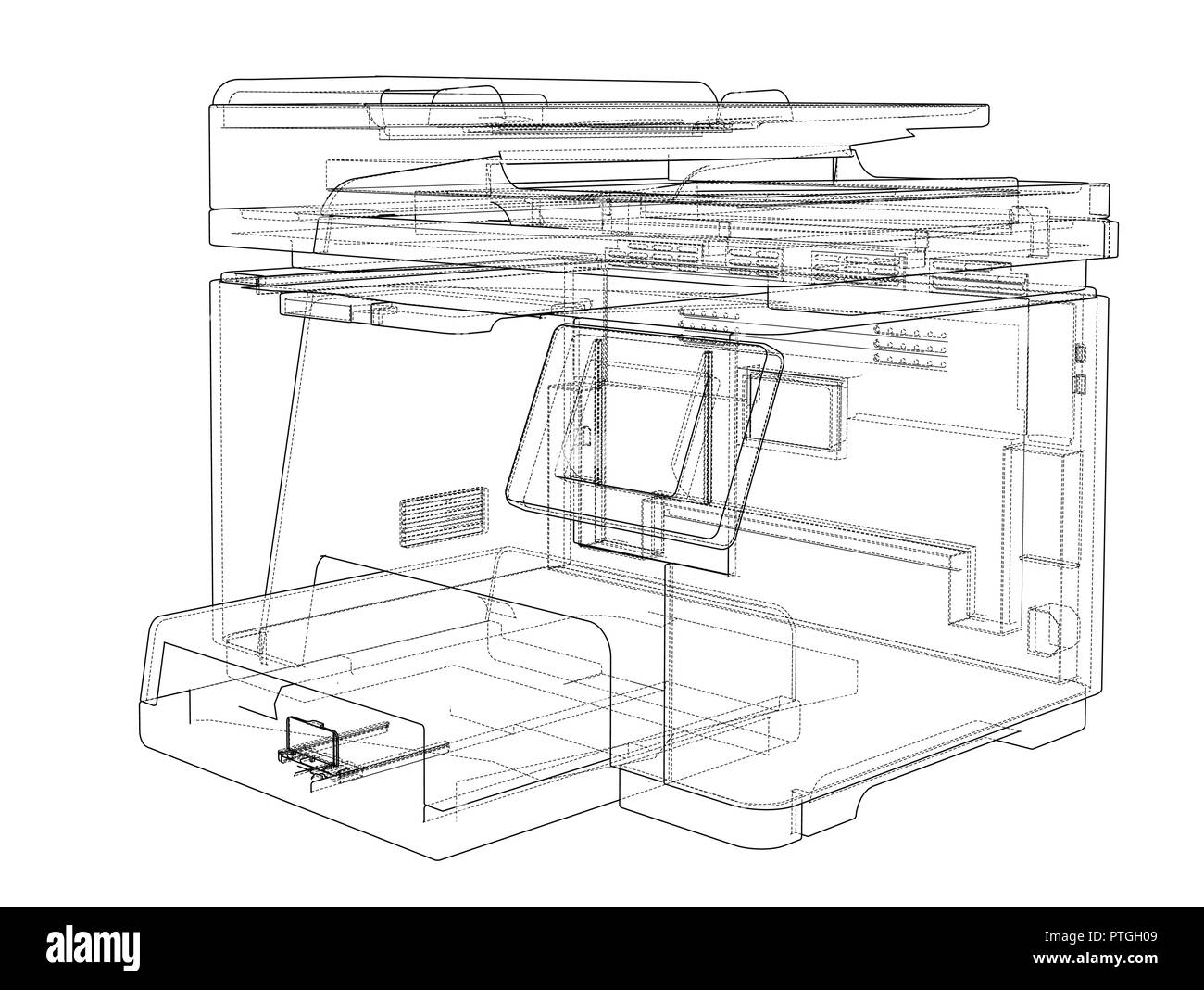 Laser printer Stock Vector Images - Alamy