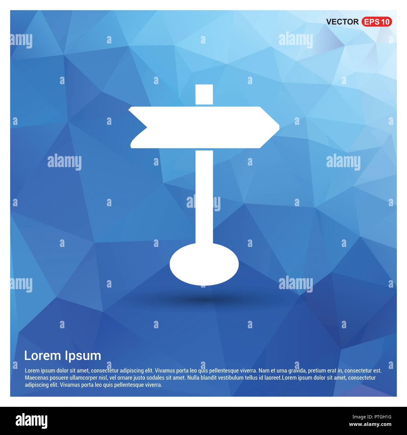 Direction signboard icon Stock Vector Image & Art - Alamy