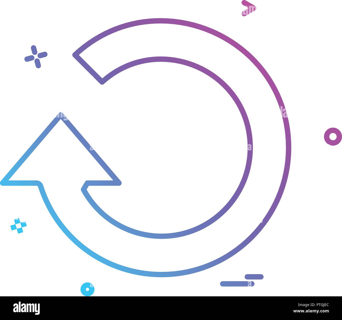 refresh restart icon vector design Stock Vector Image & Art - Alamy