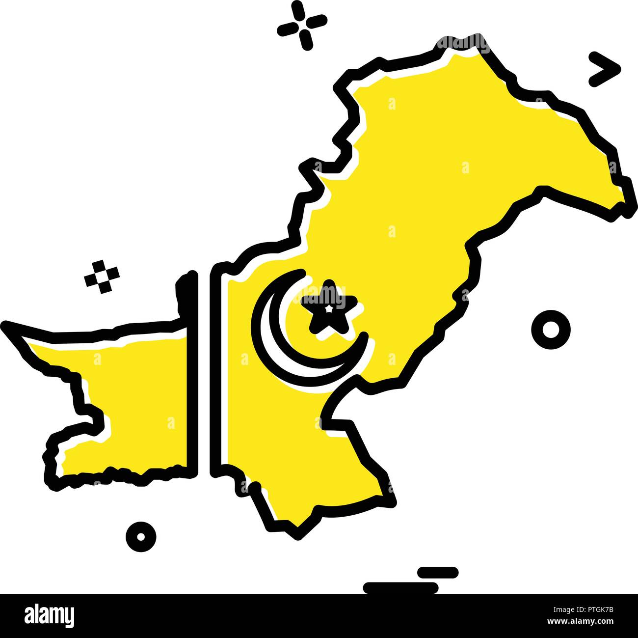 China pakistan border map Cut Out Stock Images & Pictures - Alamy