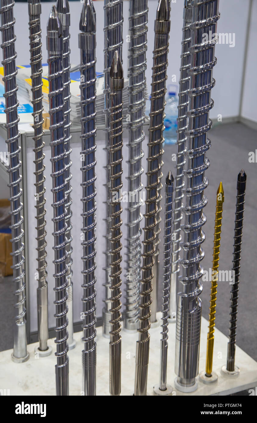 Injection Molding Screw for industry plastic injection machine Stock ...