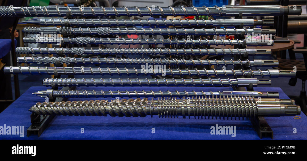 Injection Molding Screw for industry plastic injection machine Stock ...