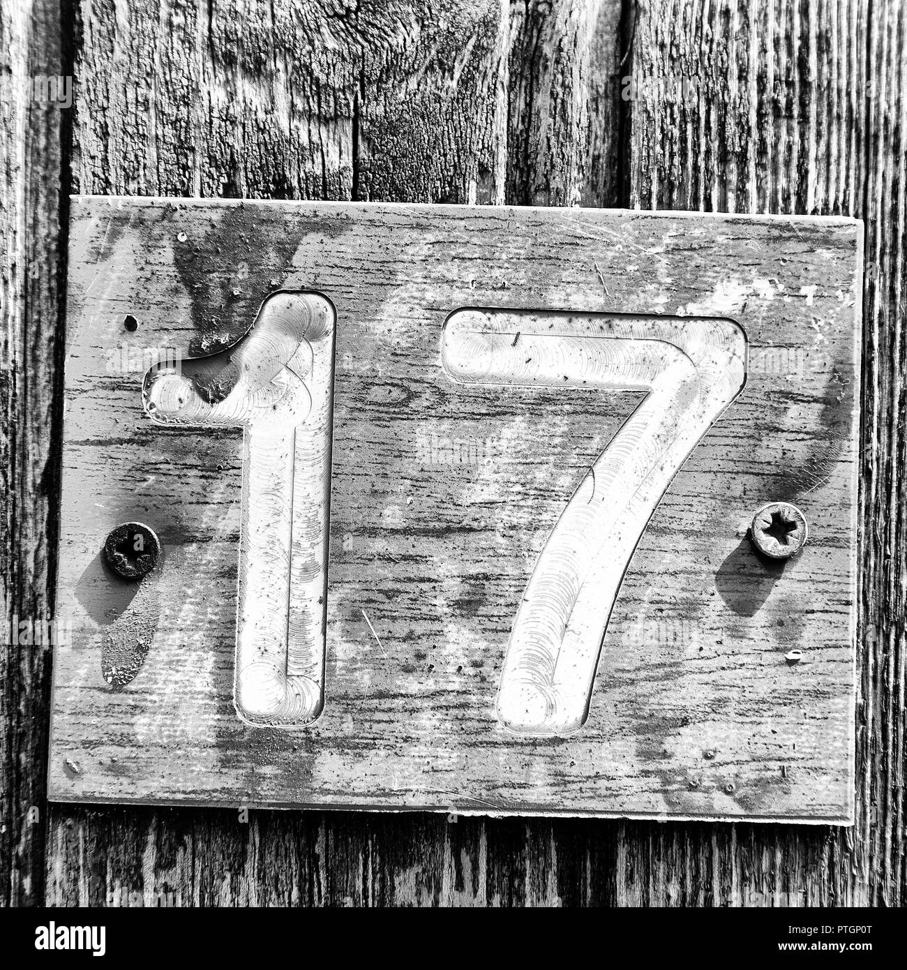 Unlucky number 17 hi-res stock photography and images - Alamy