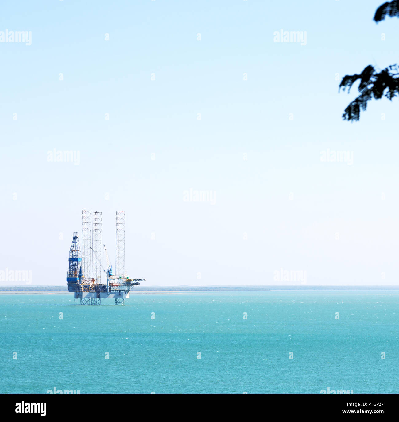 in australia the concept of industrial with an off shore platform in ...