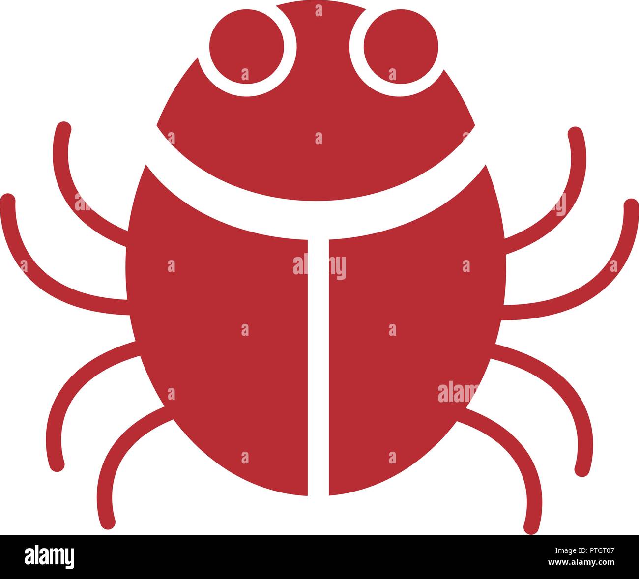 Bug virus symbol Stock Vector Image & Art - Alamy
