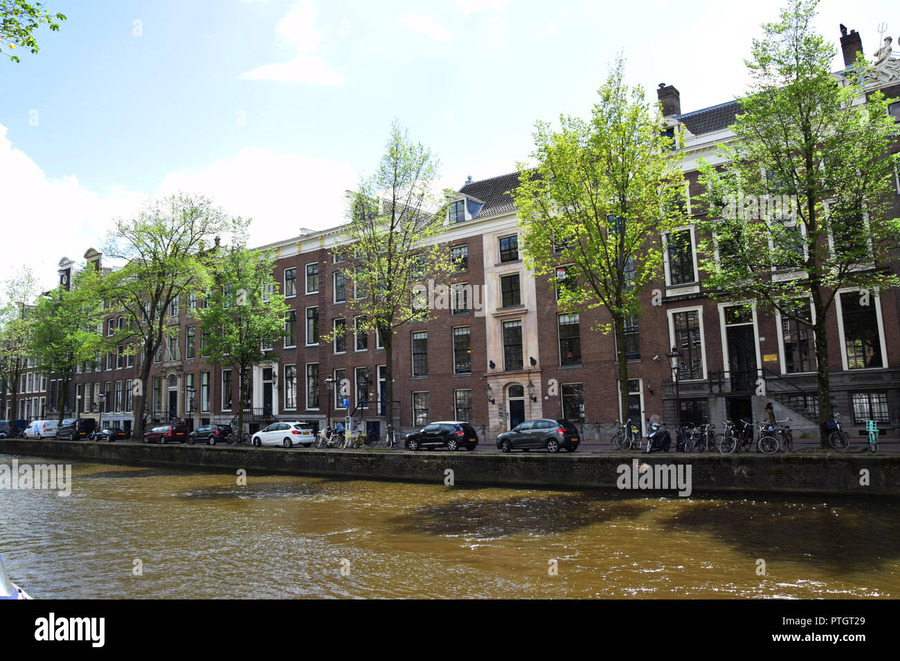 Herengracht - Canals in the city of Amsterdam, Holland, Netherlands ...