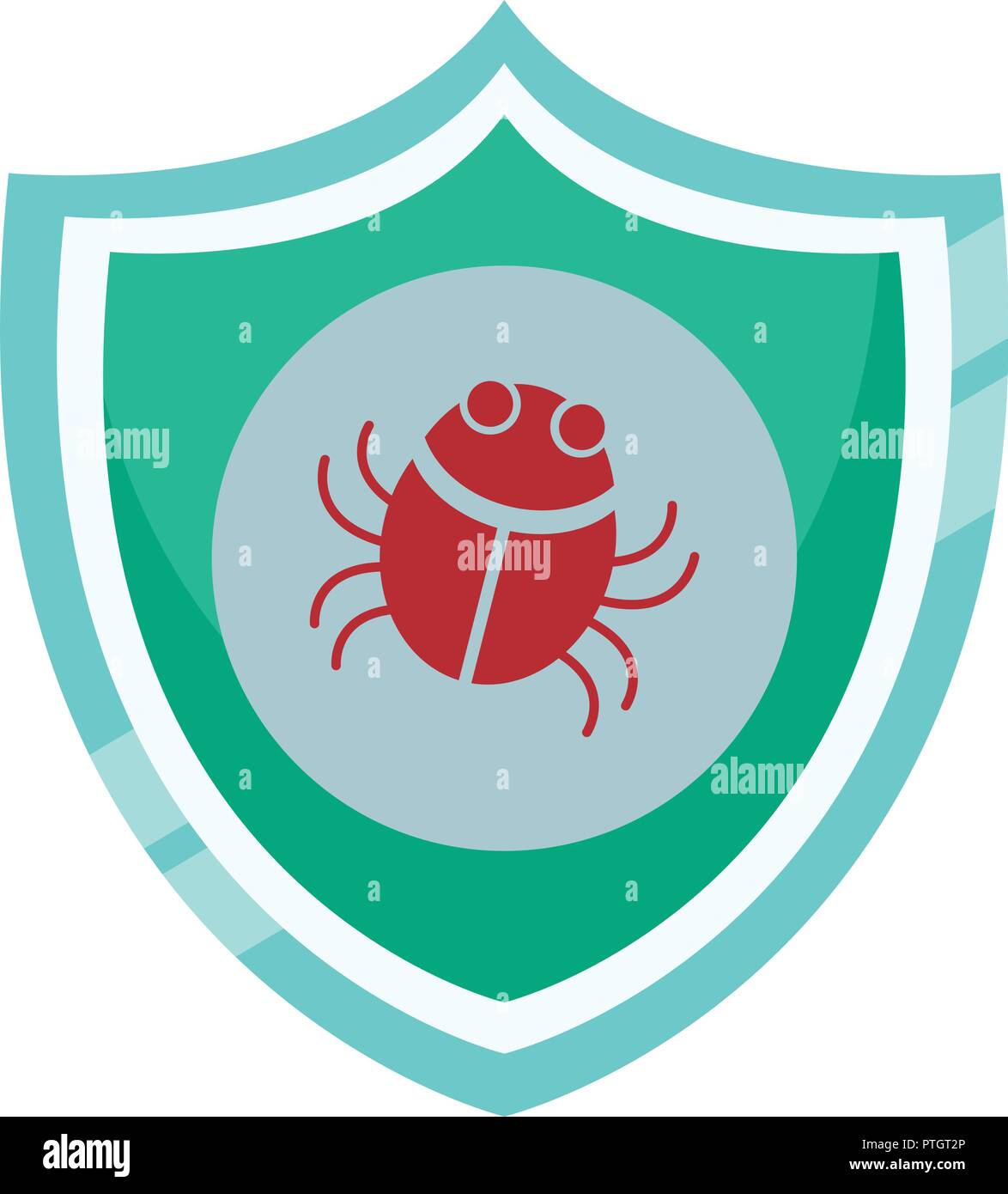 Bug virus symbol Stock Vector Image & Art - Alamy