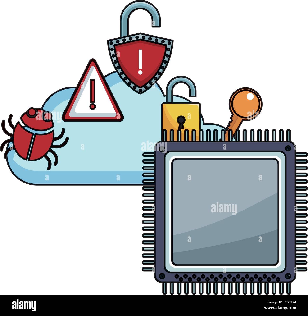Security system technology Stock Vector Image & Art - Alamy