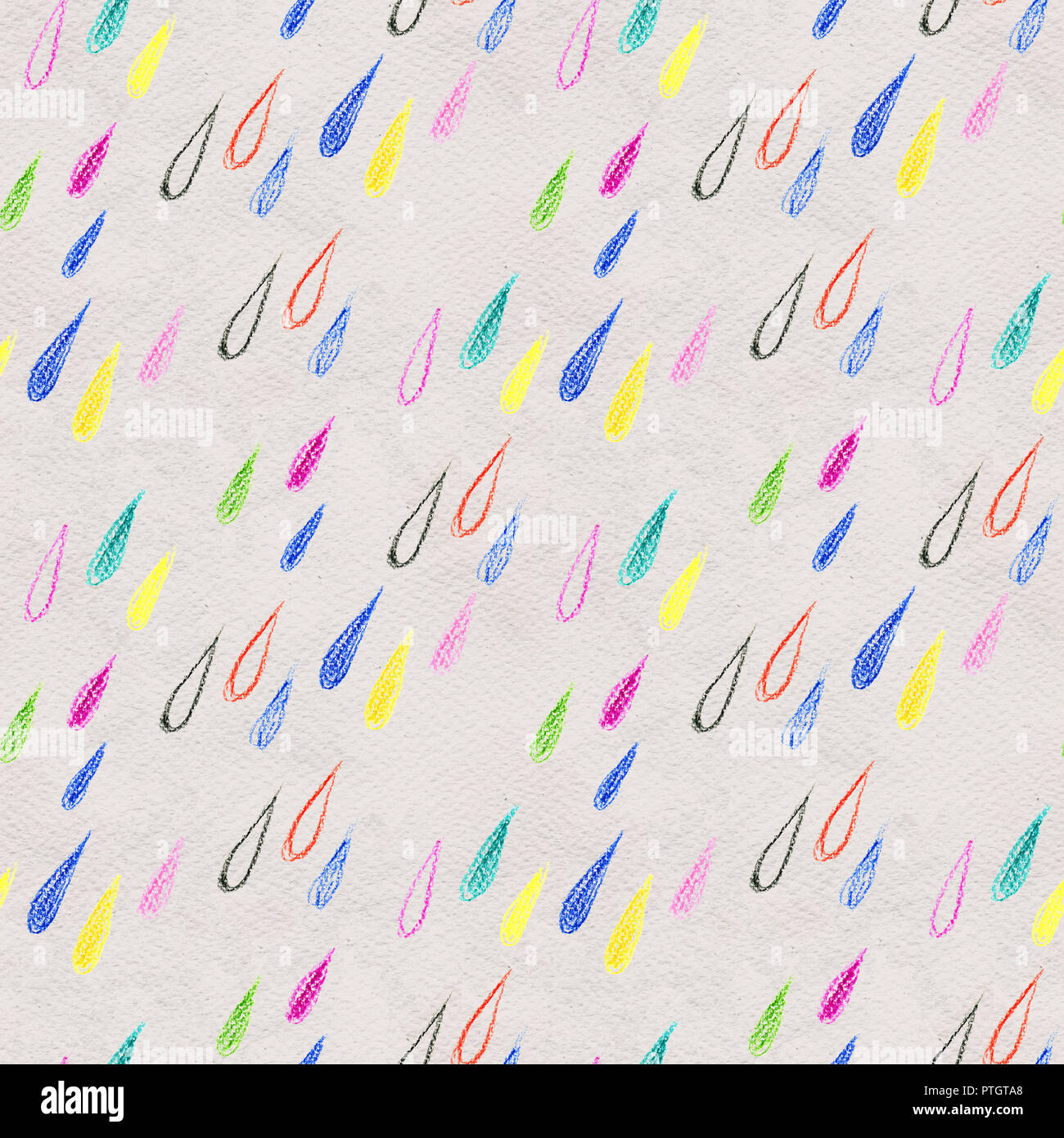 Coloful rain drops seamless pattern Stock Photo - Alamy