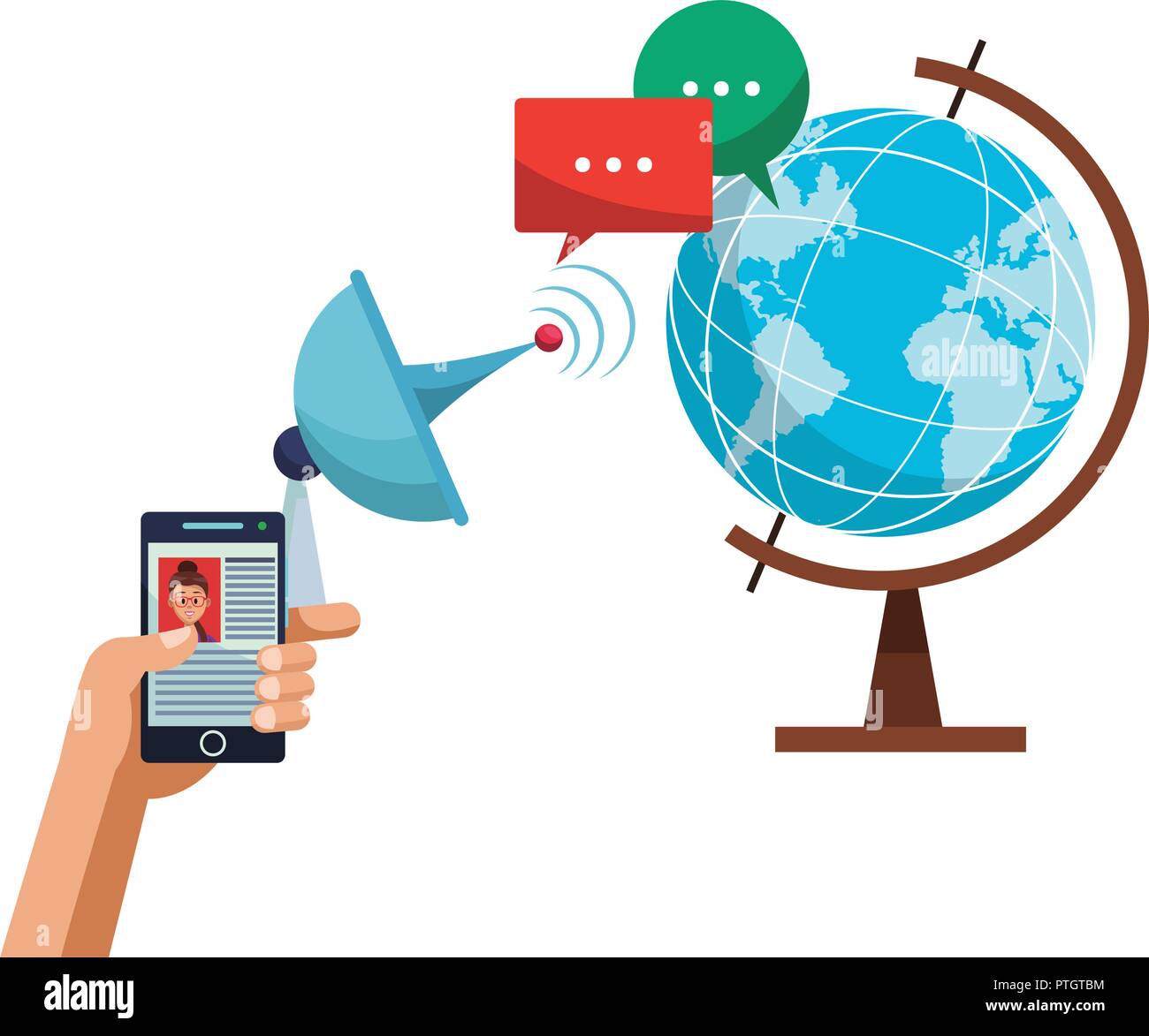 Social network technology Stock Vector Image & Art - Alamy