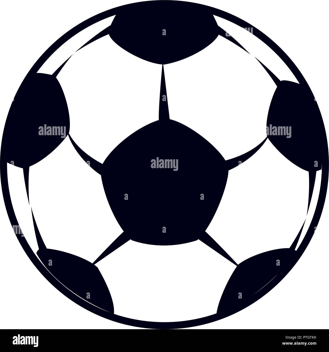 Soccer ball symbol Stock Vector Image & Art - Alamy