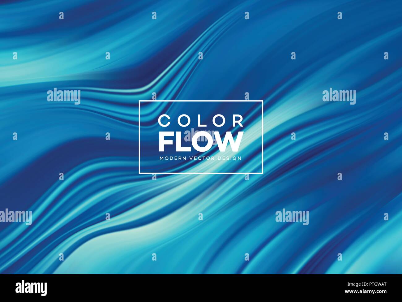 Modern colorful flow poster. Wave Liquid shape in color background. Art ...