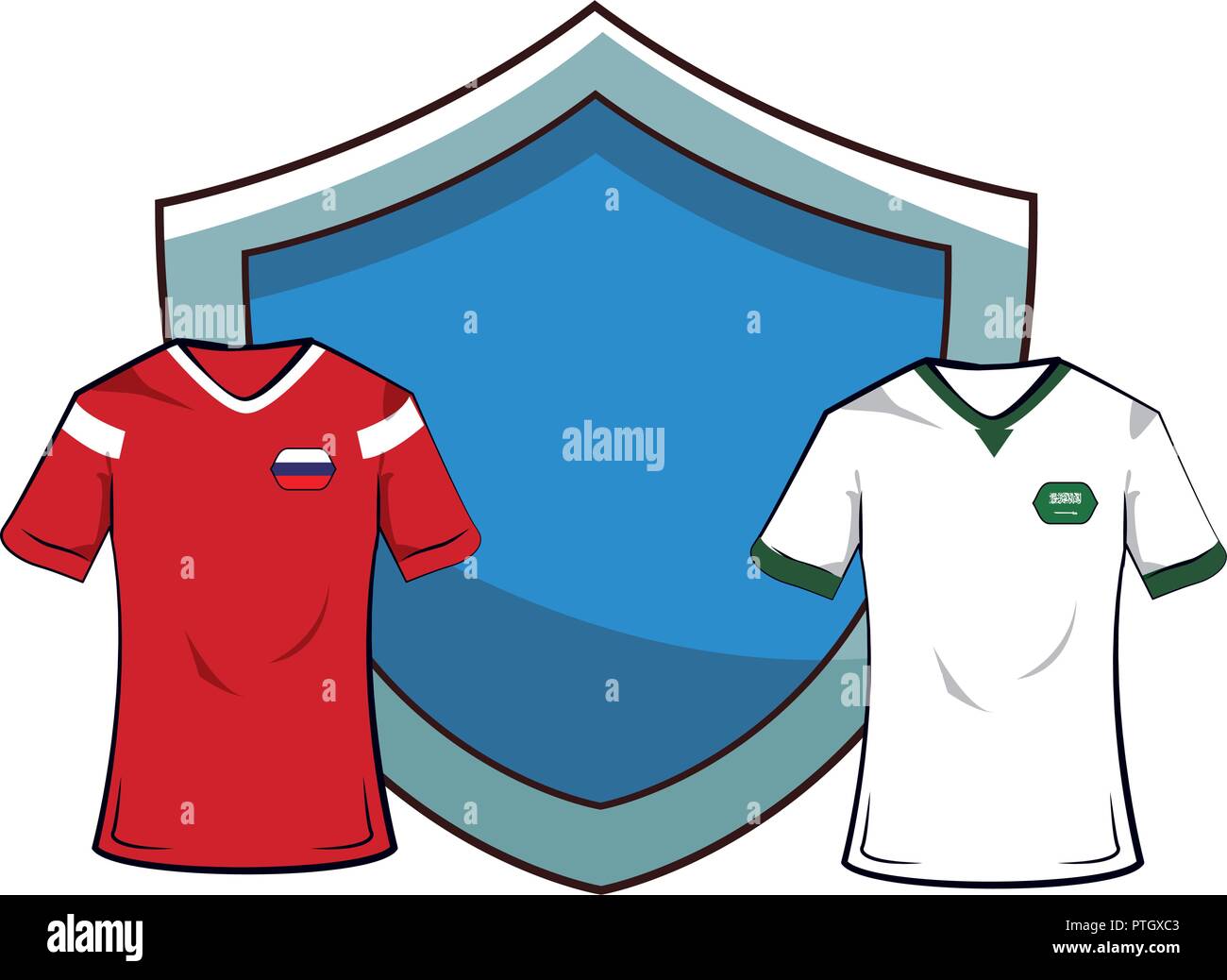 Soccer team uniforms Stock Vector Image & Art - Alamy