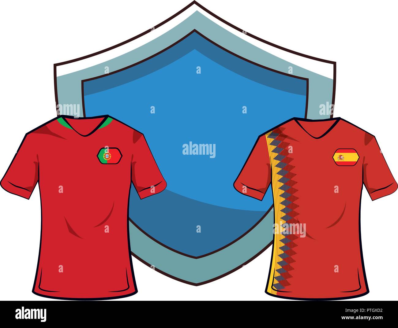 Soccer team uniforms Stock Vector Image & Art - Alamy