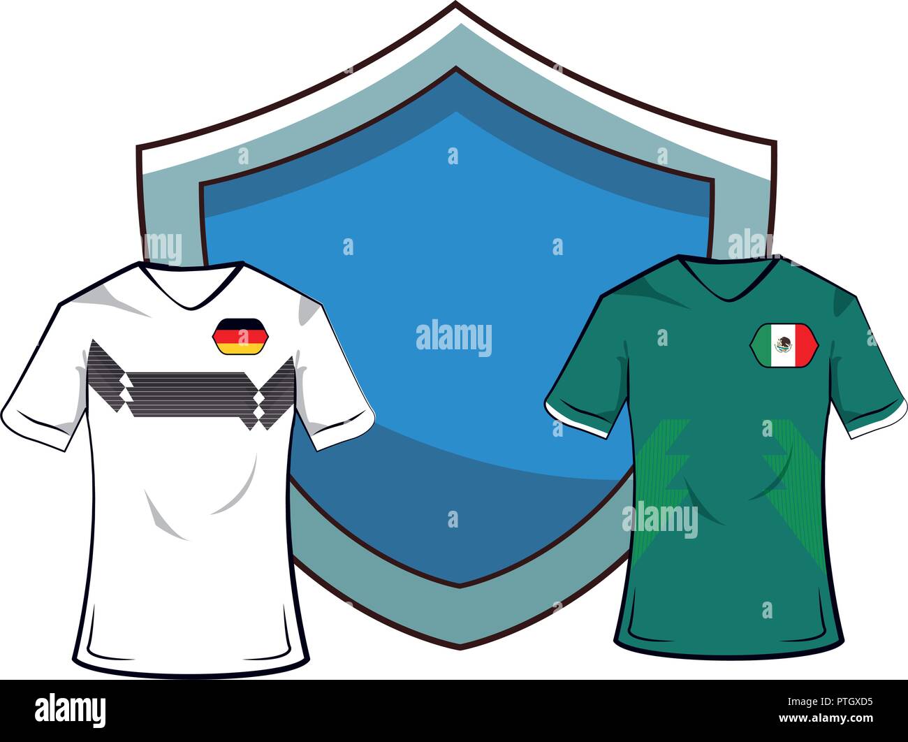 Soccer team uniforms Stock Vector Image & Art - Alamy