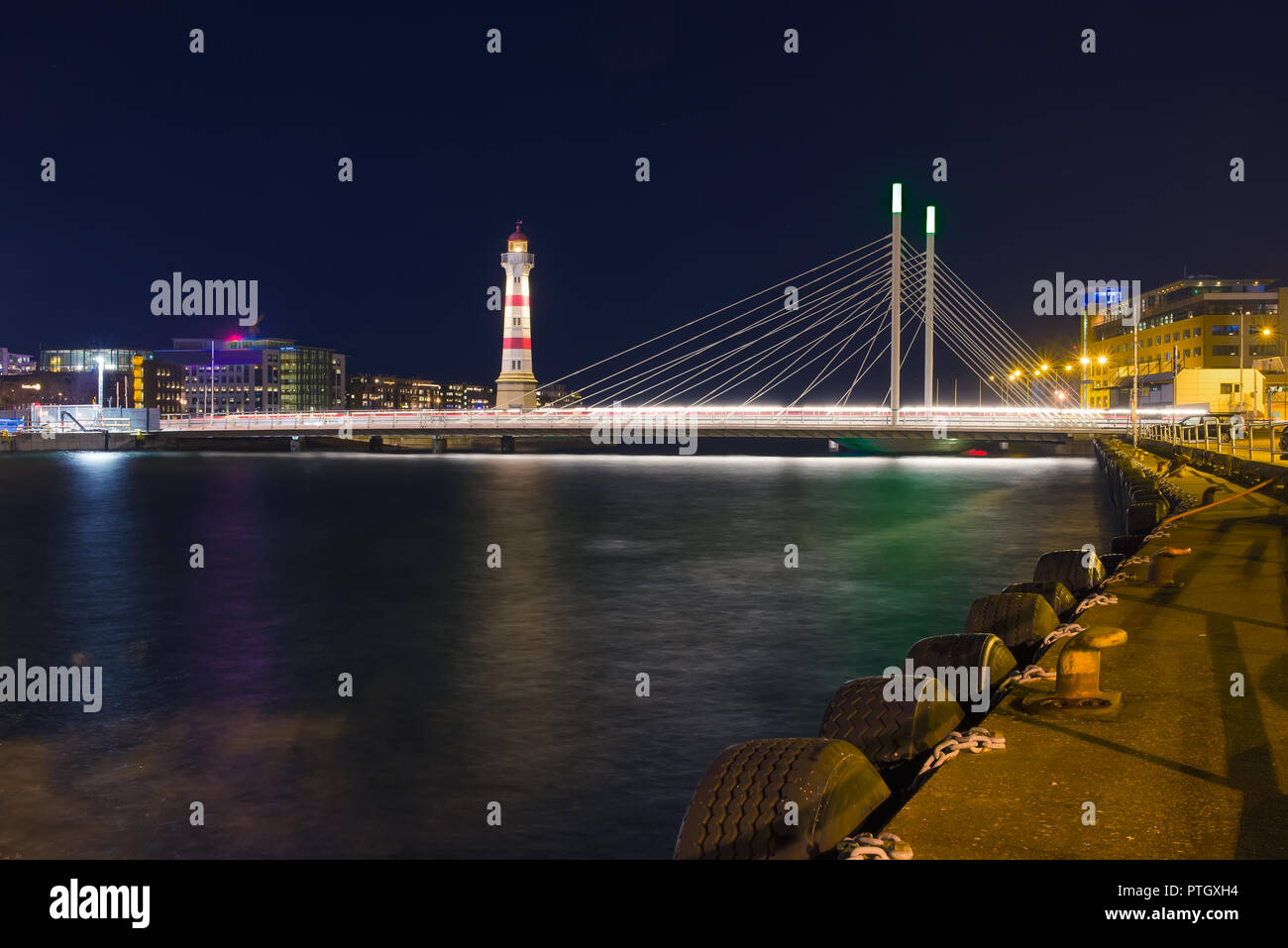 Malmo at night Stock Photo - Alamy