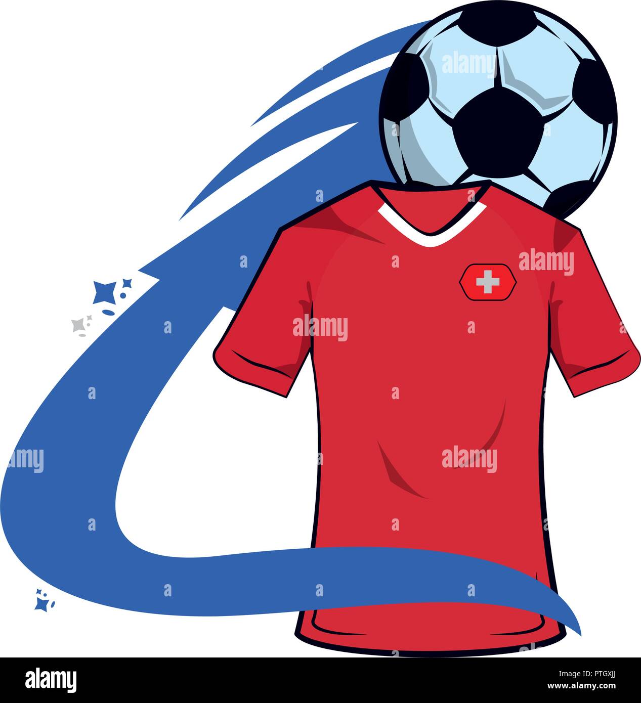 Football ball soccer mockup Stock Vector Images - Alamy