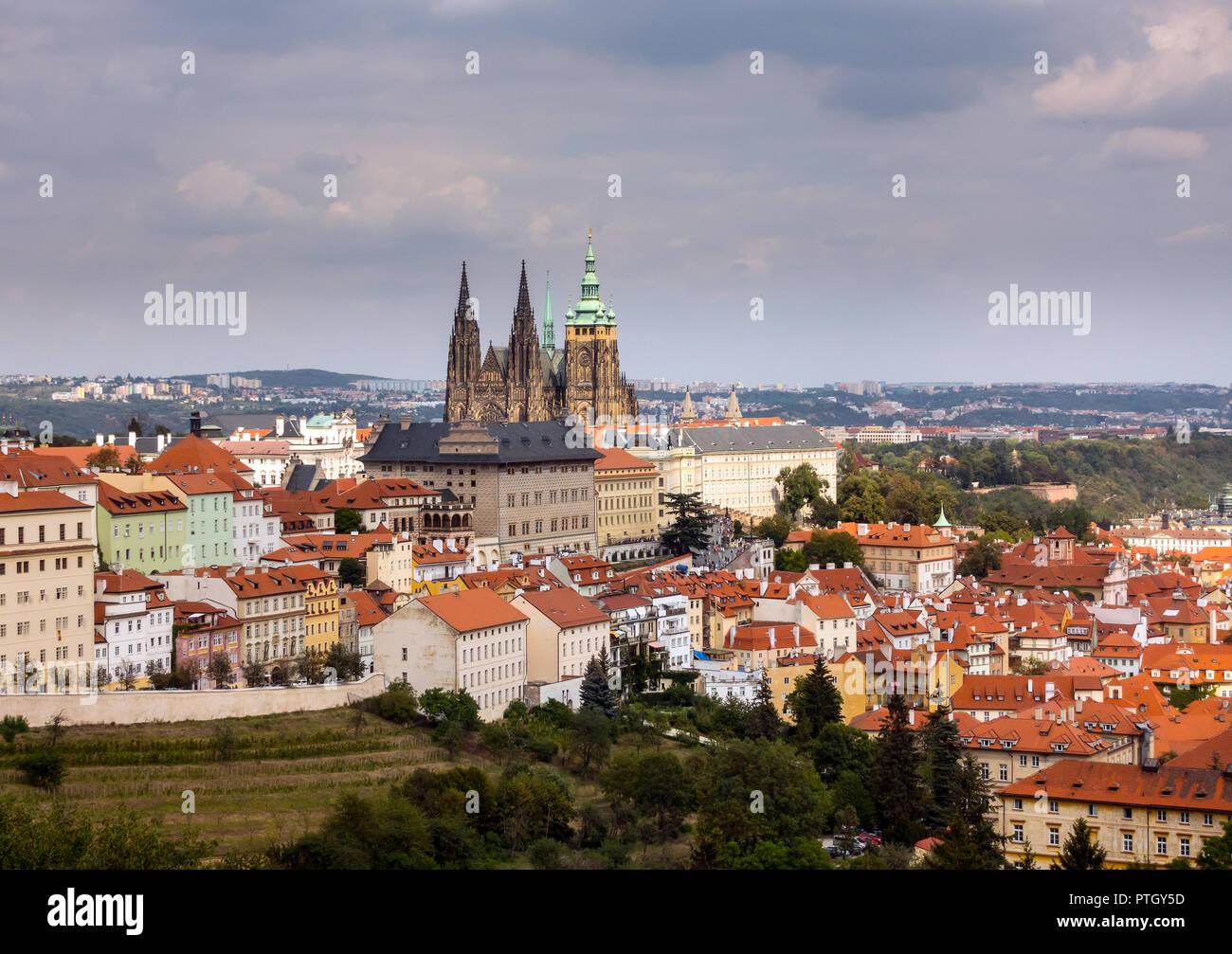 Czech president residence hi-res stock photography and images - Alamy